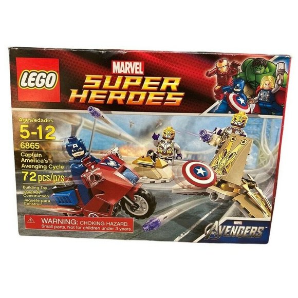 Lego | Toys | New Lego 6865 Captain Americas Avenging Cycle 0 | Poshmark